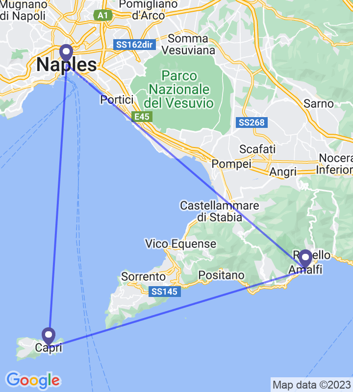 Poznávací zájazd Taliansko - Taliansko: Amalfi, Positano, Capri ...
